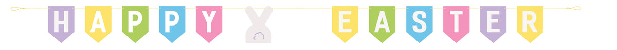 Happy Easter Pennant Banner – American Celebrations