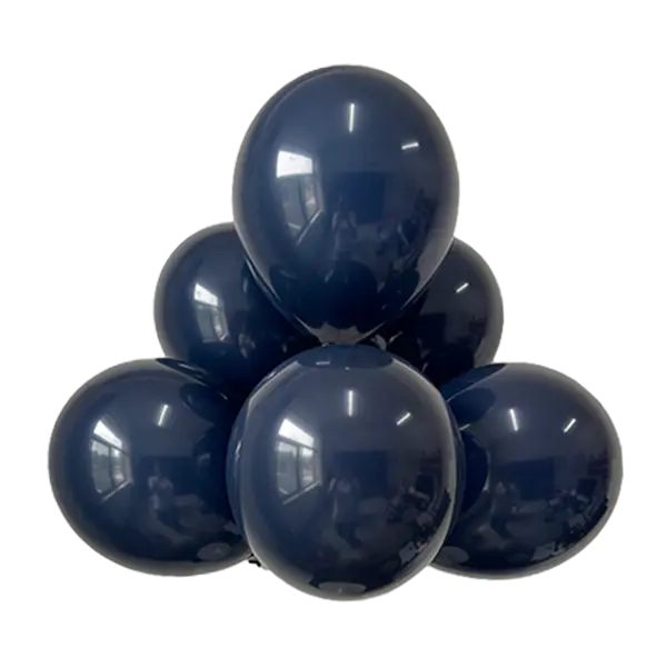 Ink Blue Latex Balloons by GloMex – American Celebrations