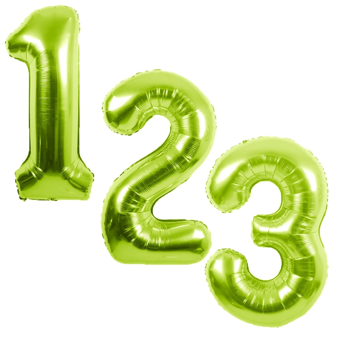 Green 34" Number Balloons – American Celebrations