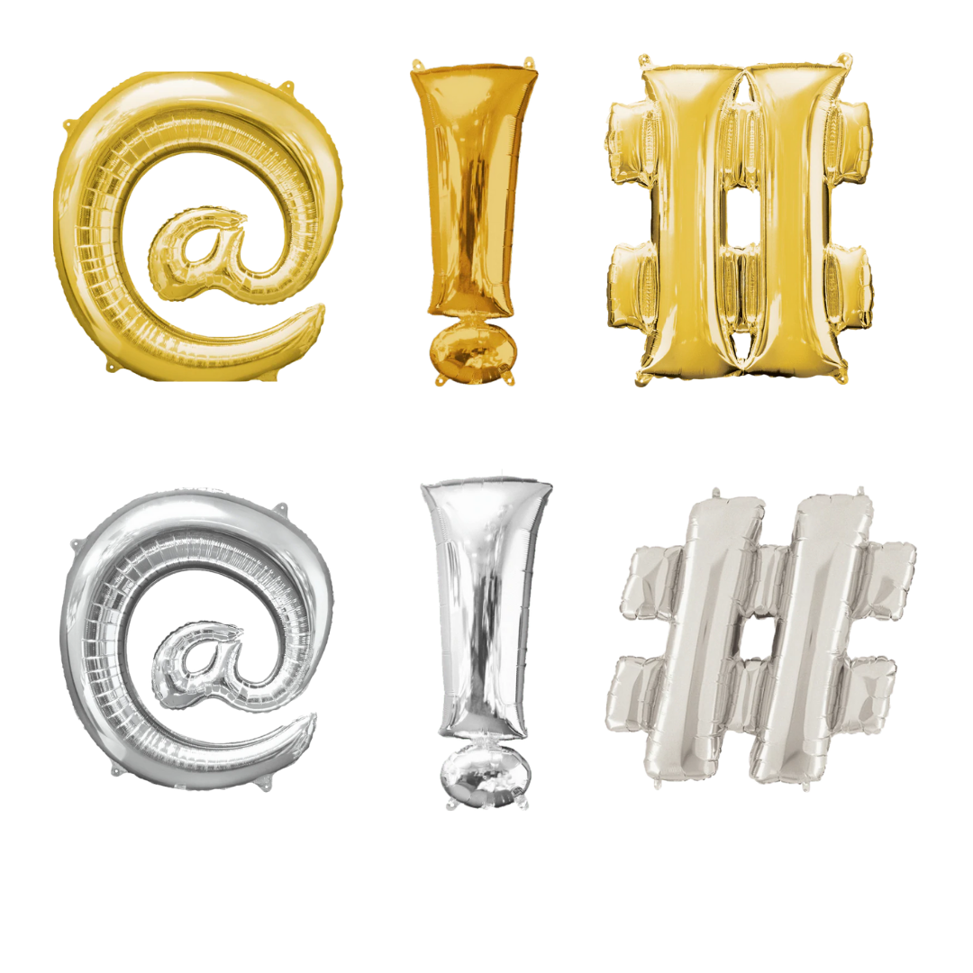 Punctuation Balloons – American Celebrations