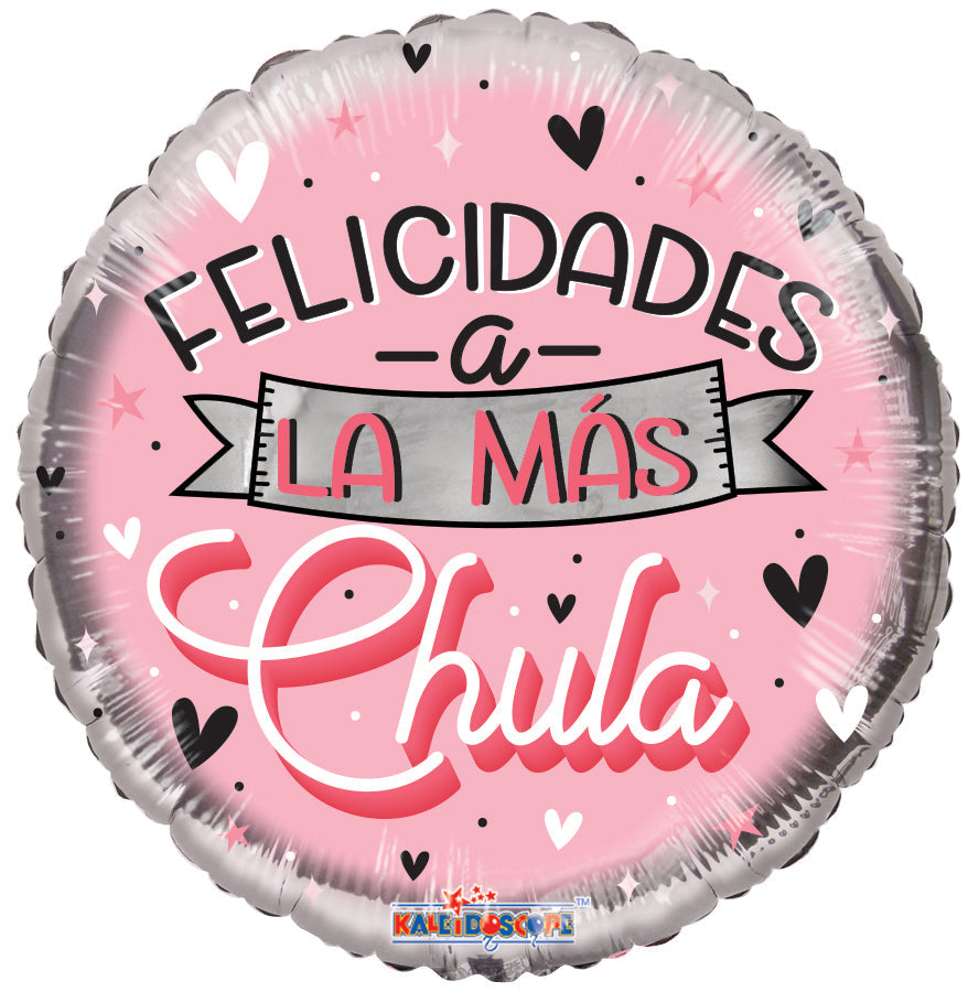 Felicidades a Las Mas Chula 18″ Balloon – American Celebrations