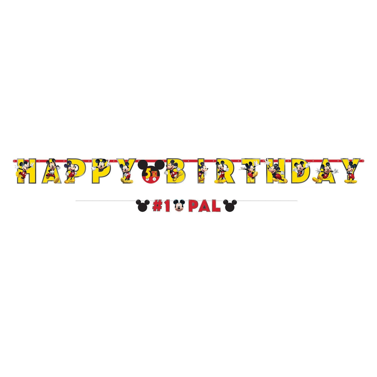 Mickey Forever Add an Age Birthday Banner – American Celebrations