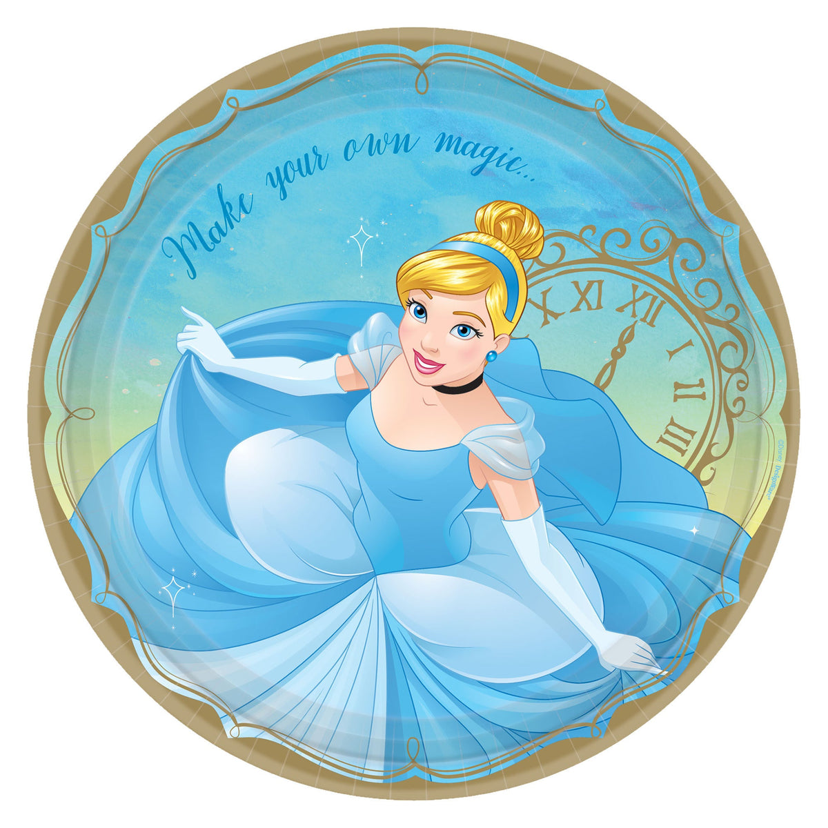 Princess Cinderella Plates 9″ (8 count) – American Celebrations